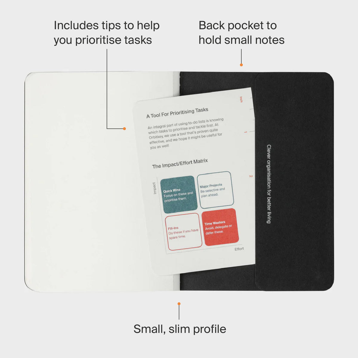 Organisation Notebook - 3 Pack – Orbitkey Asia